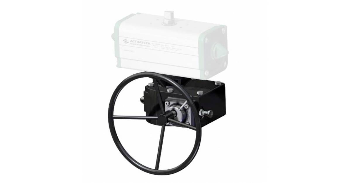 Cast iron manual handwheel gear box with declutchable